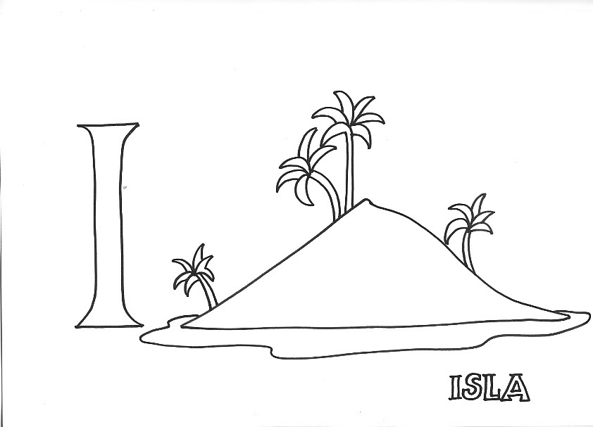 Dibujos para imprimir y colorear pintar imagenes para niños: Letra I ...