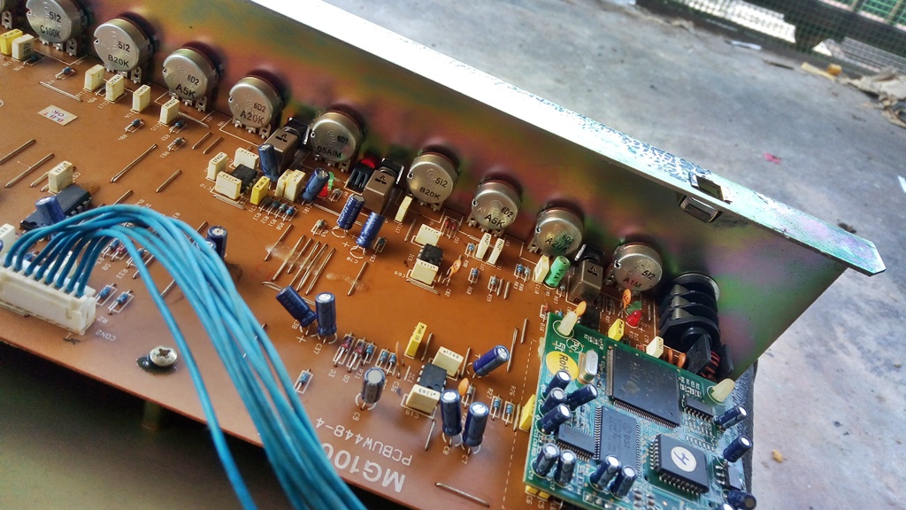 CA Guitar Repair Blog: Marshall MG100HDFX Master Volume Pot Replacement