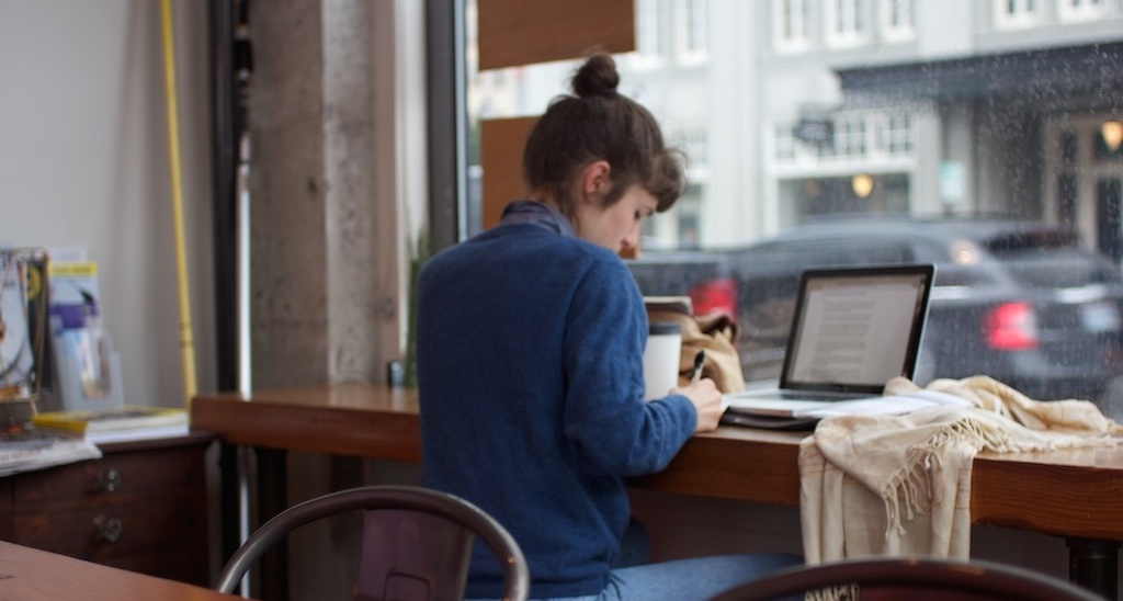 Writing in a Coffee Shop