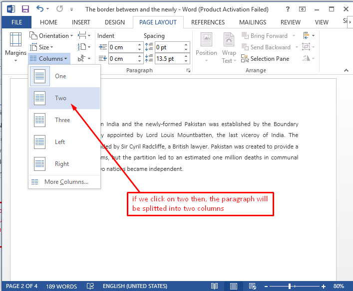 PAGE LAYOUT RIBBON - RAMESH'S BLOG
