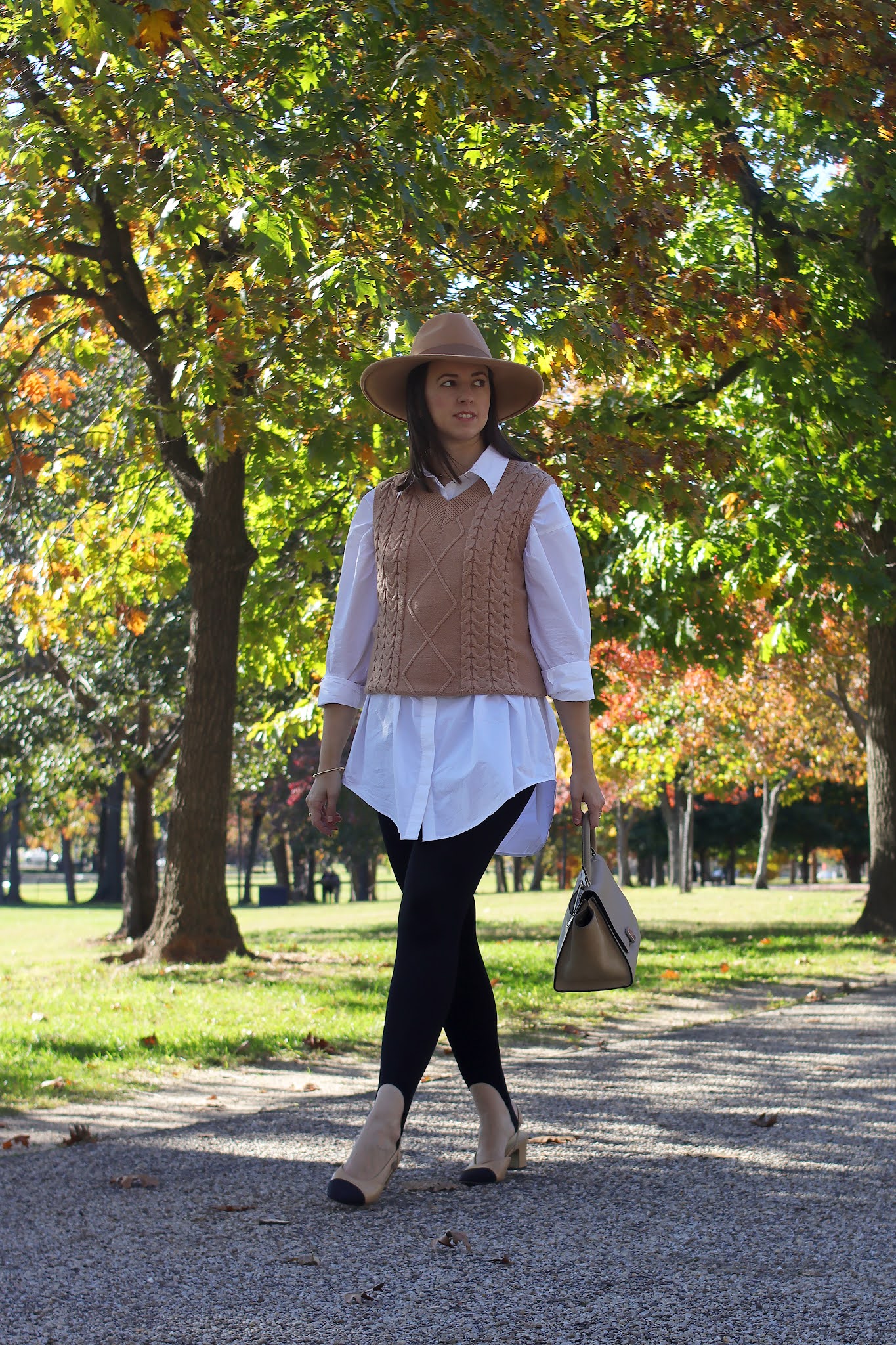 How to style a cable knit vest - SUGAR LANE