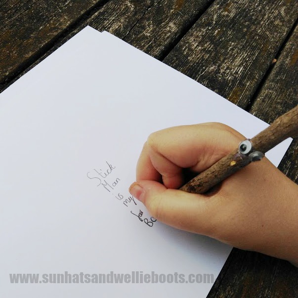 Sun Hats & Wellie Boots: Make your own Stick Man Pencil