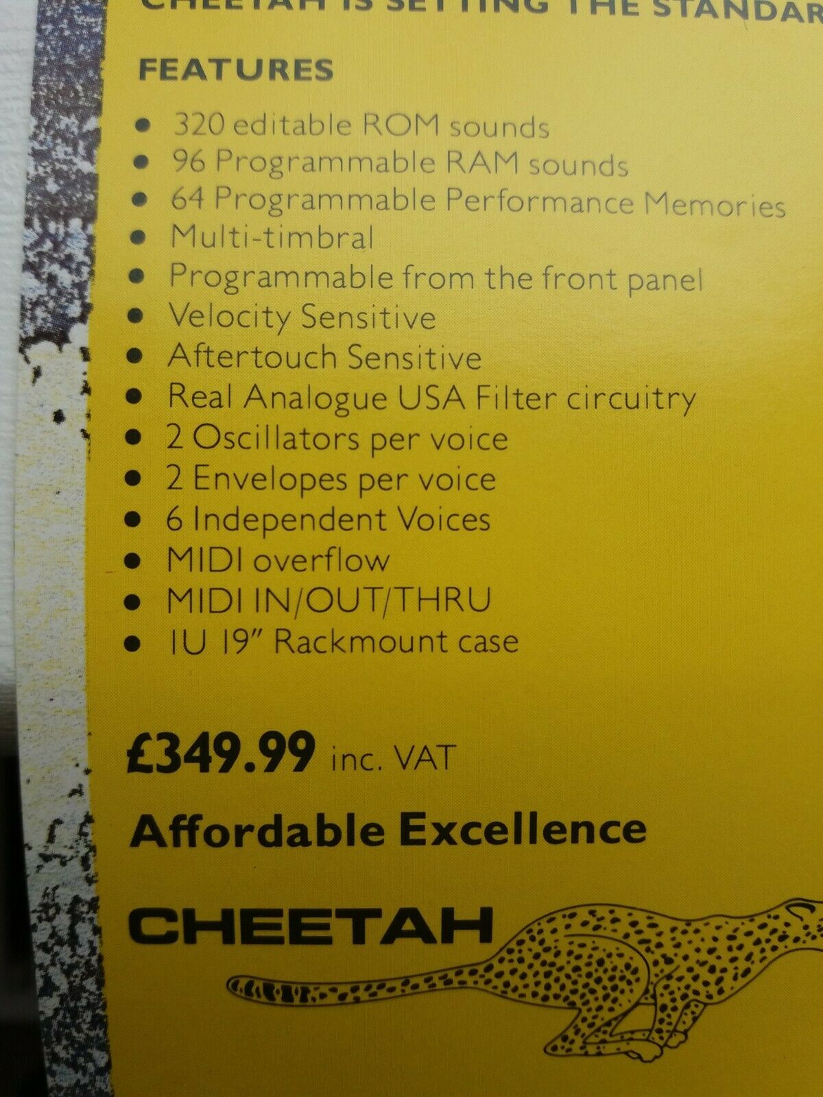 MATRIXSYNTH: CHEETAH MS6, SX16, & MD16R Brochures