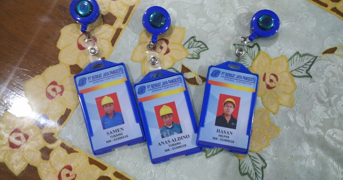 Kartu Tanda Pengenal Karyawan ~ Print Corner
