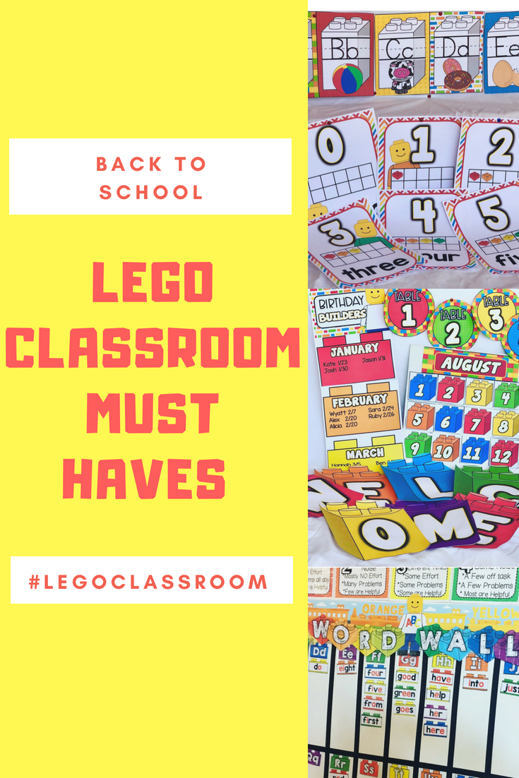 Scissors and Crayons: LEGO Classroom Must Haves