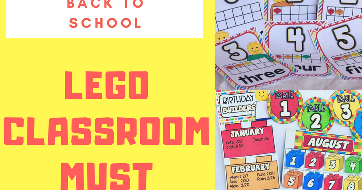 Scissors and Crayons: LEGO Classroom Must Haves