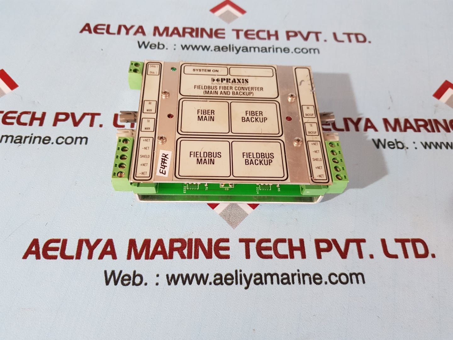 PRAXIS 98.6.040.701 FIELDBUS FIBER CONVERTER REV.B - Aeliya Marine