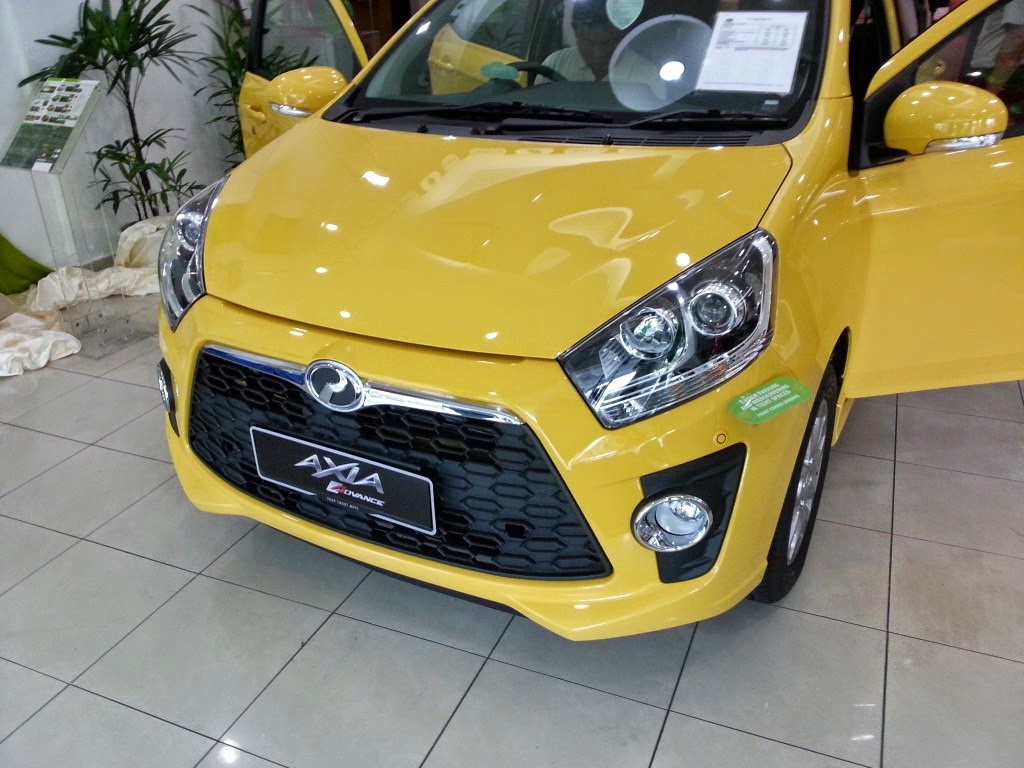 ASIAN AUTO DIGEST: The New 2014 Perodua Axia Interior Exterior Review
