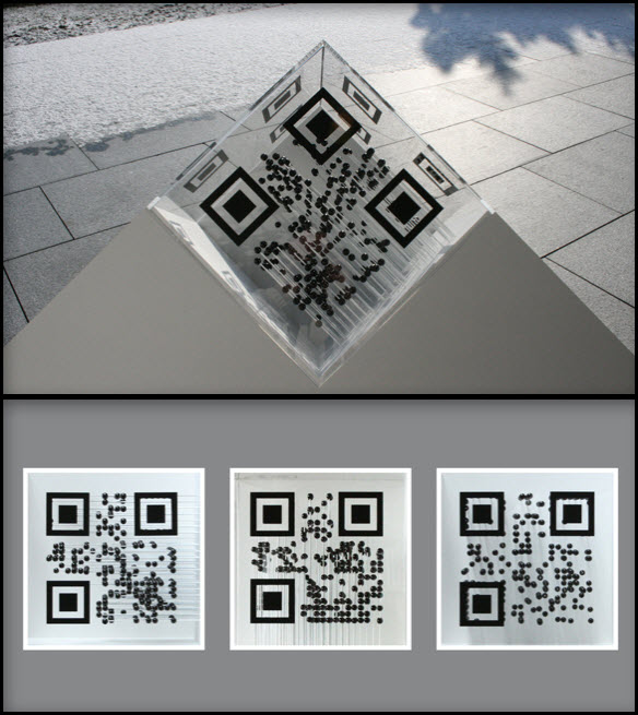 Creer Flashcode ou QR code: Flash code en 3D