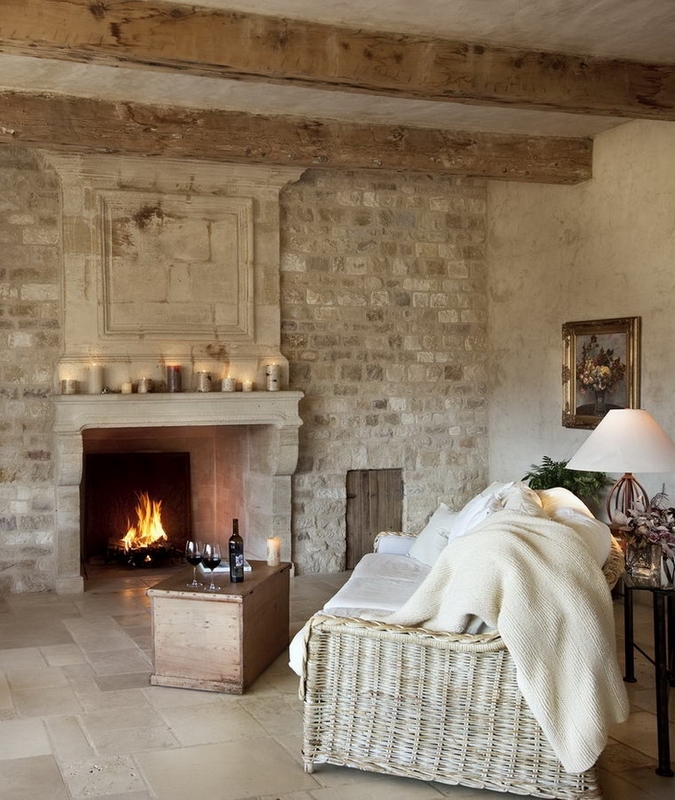 Our French Inspired Home: Rustic Ceiling Beams: Old World Ceiling Design