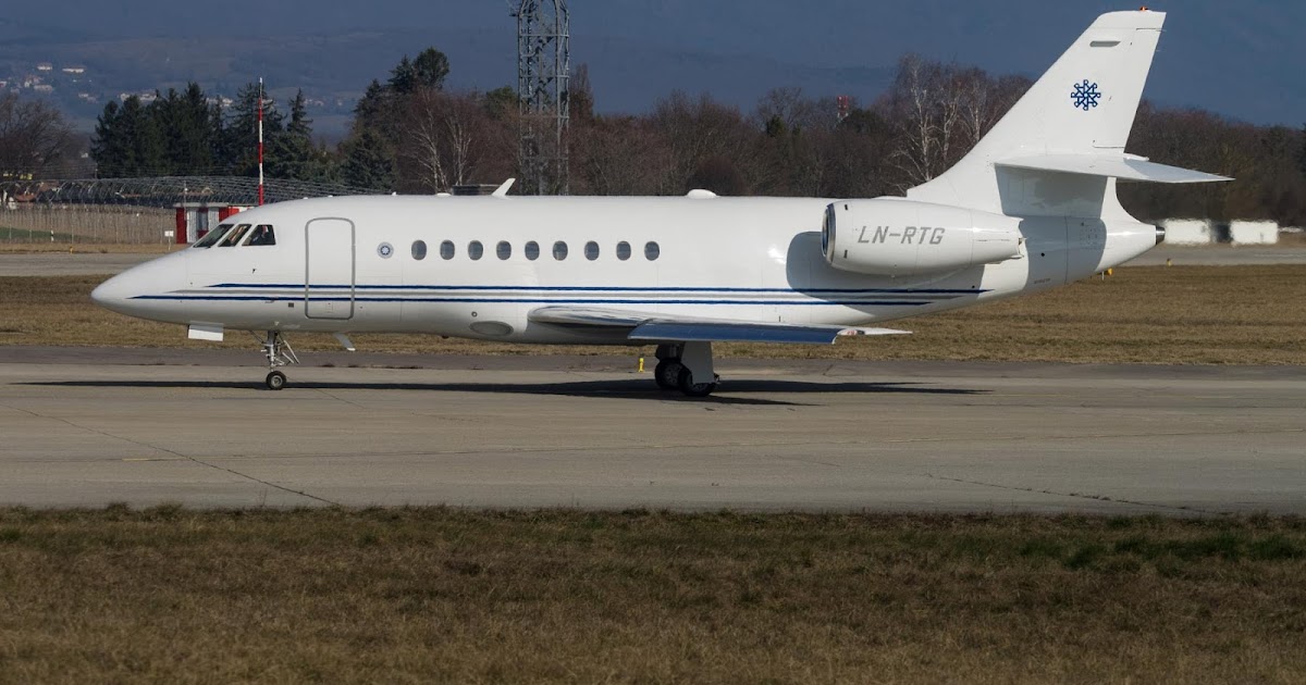 FLUGZEUGE Privatjets etc: LN-RTG Dassault Falcon 2000 F2TH