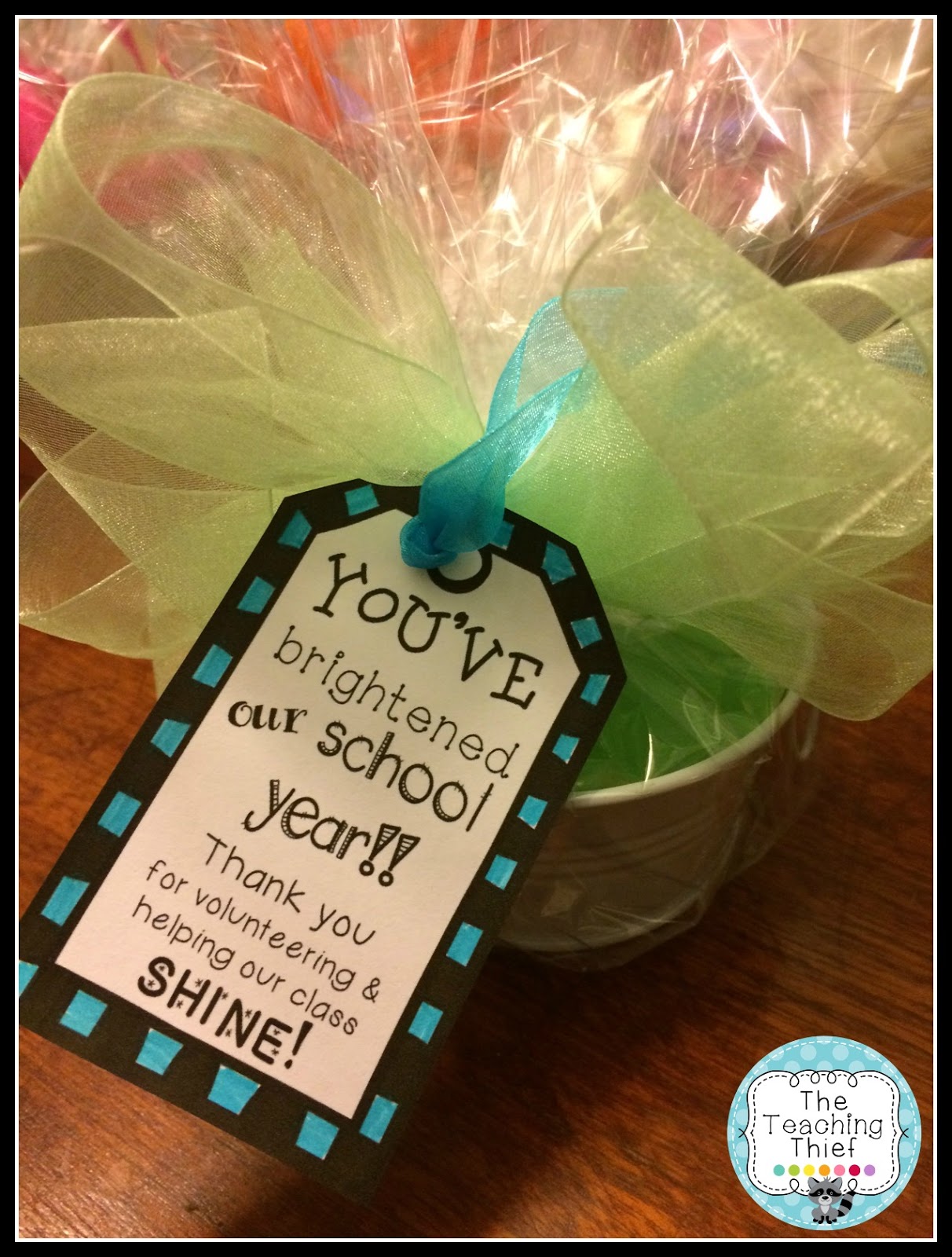 The Teaching Thief: Volunteer Appreciation Gifts {freebie}