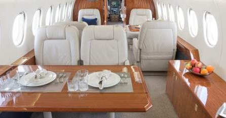 The Falcon 2000EX has extended range versus the regular Falcon 2000EX.