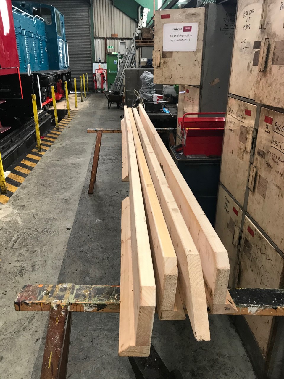 North Tyneside Steam Railway: Running boards