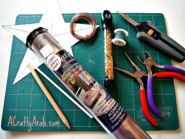 A Crafty Arab: Eid Metallic Star Tutorial