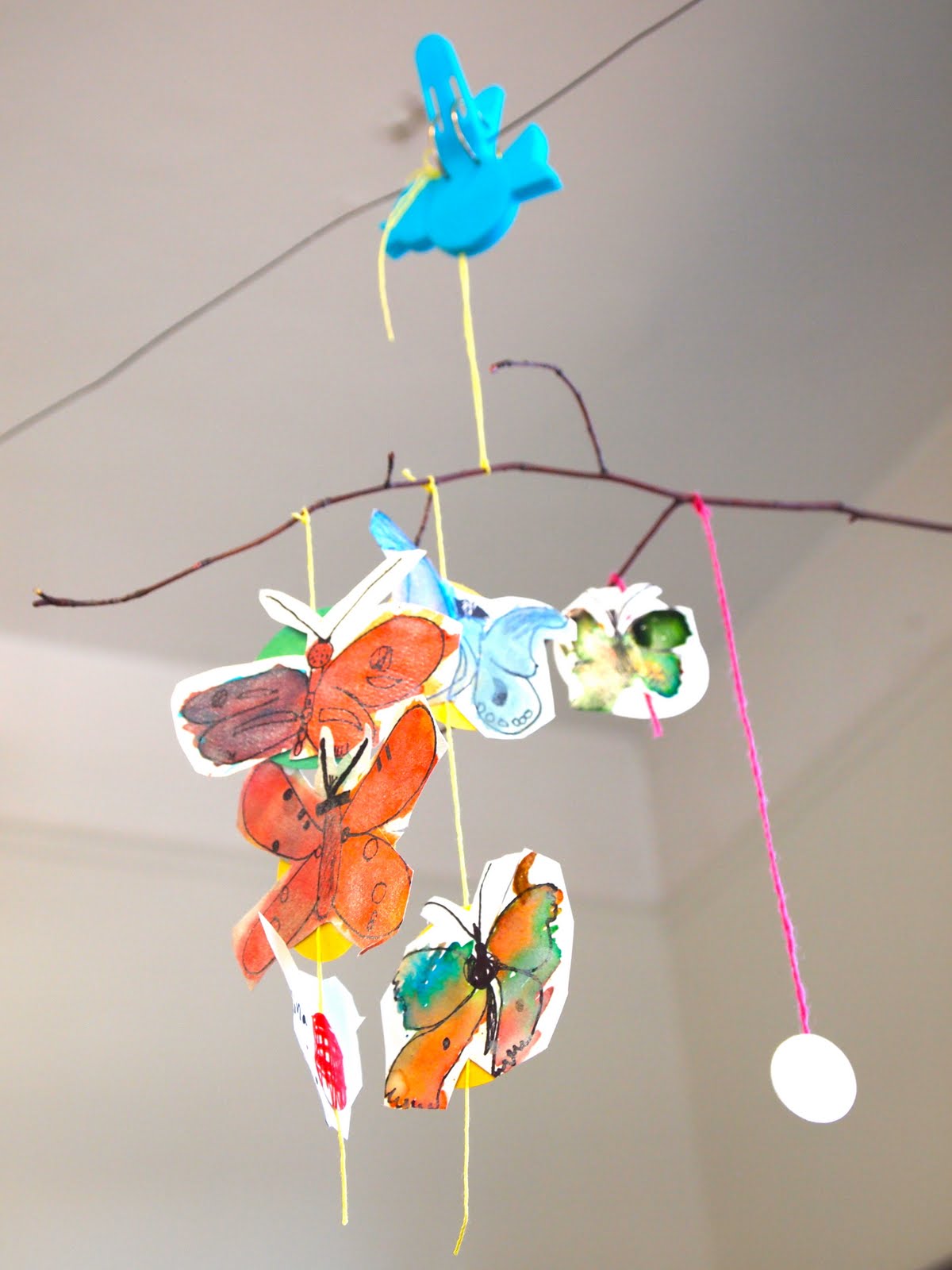 new city arts: first grade insect mobiles