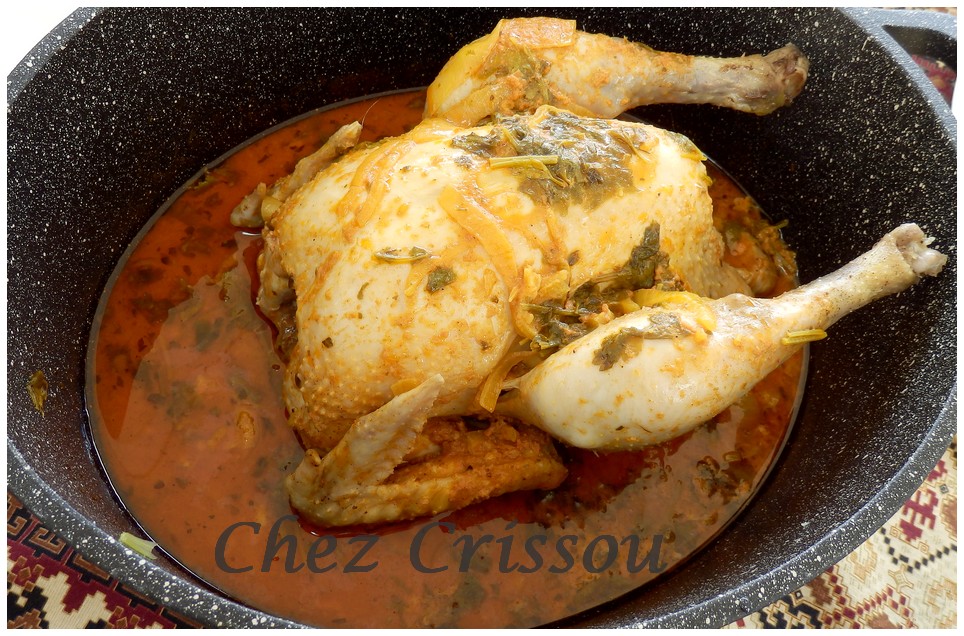 CHEZ CRISSOU: POULET EN COCOTTE AU LAIT DE COCO