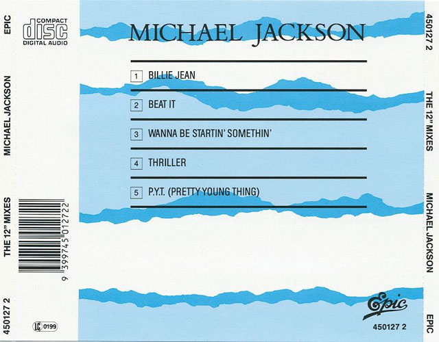 The Tickle Test Dos: Michael Jackson - The 12" Mixes (1986) {1991 Epic ...