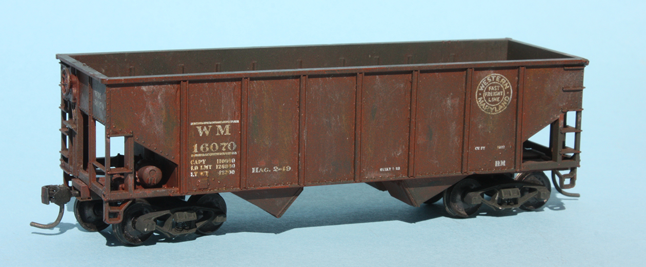 modeling the SP: Western Maryland hopper cars