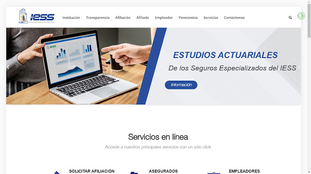 Servicios en Línea IESS - Instituto Ecuatoriano de Seguridad Social