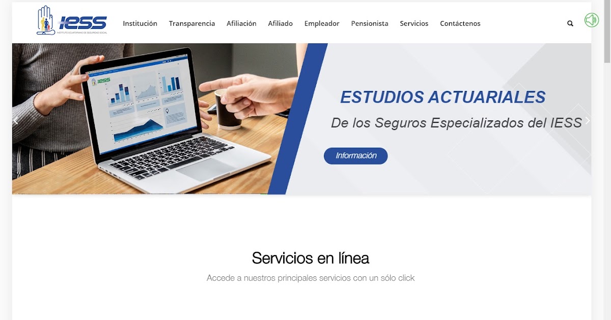 Servicios en Línea IESS - Instituto Ecuatoriano de Seguridad Social