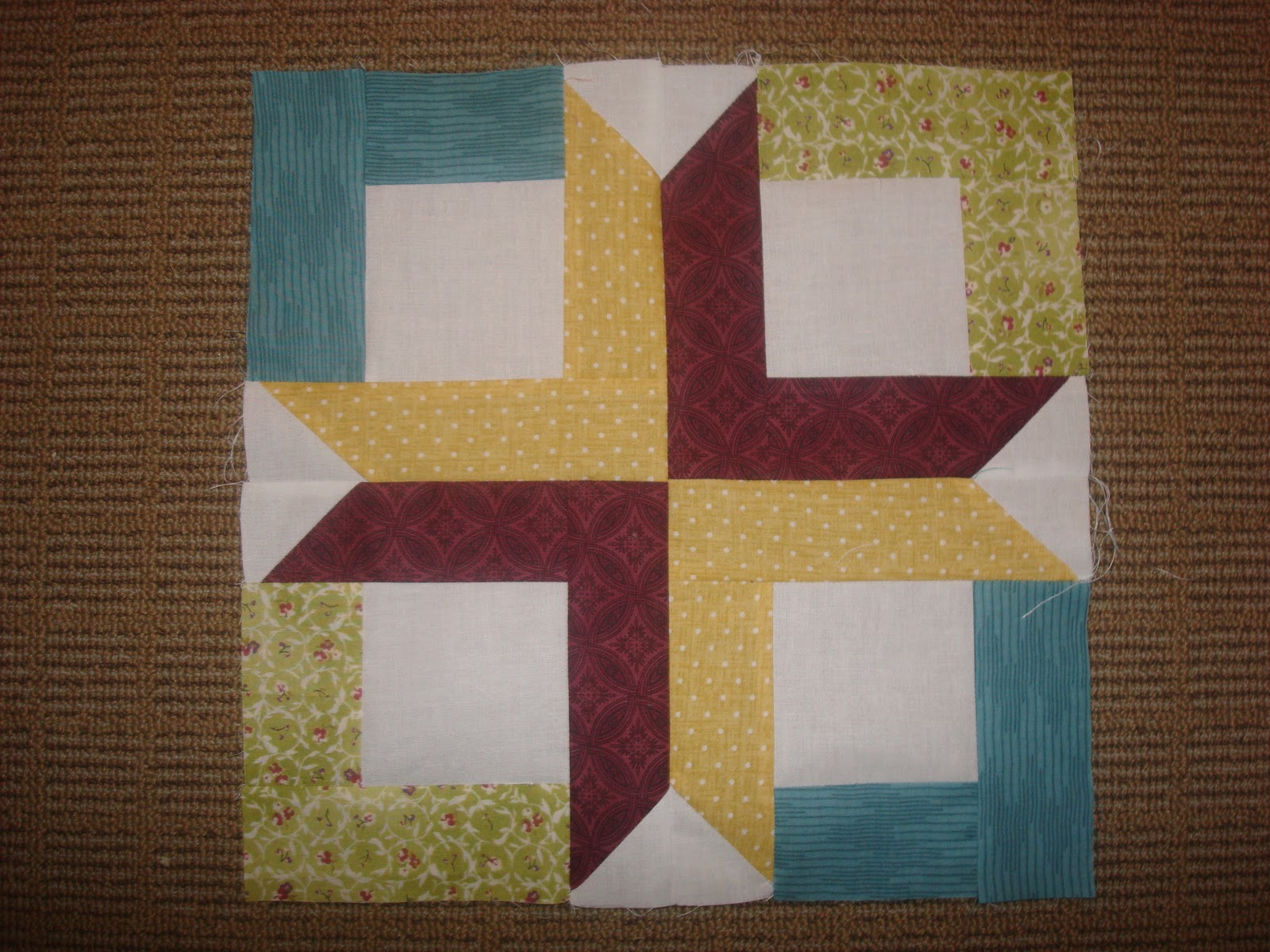 Little Bunny Quilts: Box Quilt Block: How I Made It (simpler!)