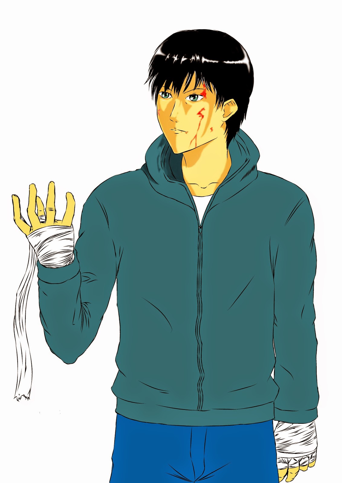 Murasaki and Daidaiiro: ( ㉨ )/ Holyland (Manga) (FA - Fan Art)