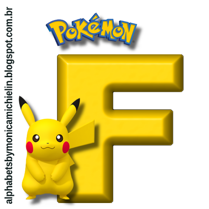 M. Michielin Alphabets: #POKEMON ALPHABET PNG