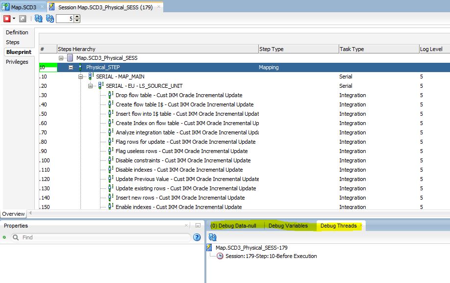 ODI Real time Scenario's and Interview Questions: Debugger in ODI 12c