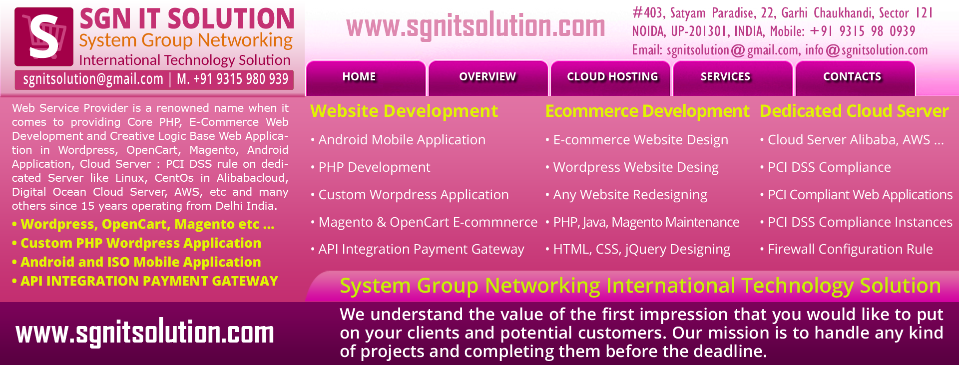 SGN IT SOLUTION | PHP | Wordpress | Open Cart | Magento 2.1.X ...