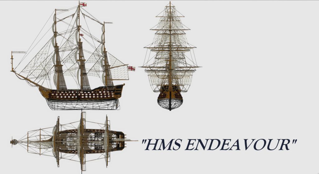 'ZIEN EN WETEN': JAMES COOK ZIJN SCHEPEN. (HMS ENDEAVOUR - DEEL 1)