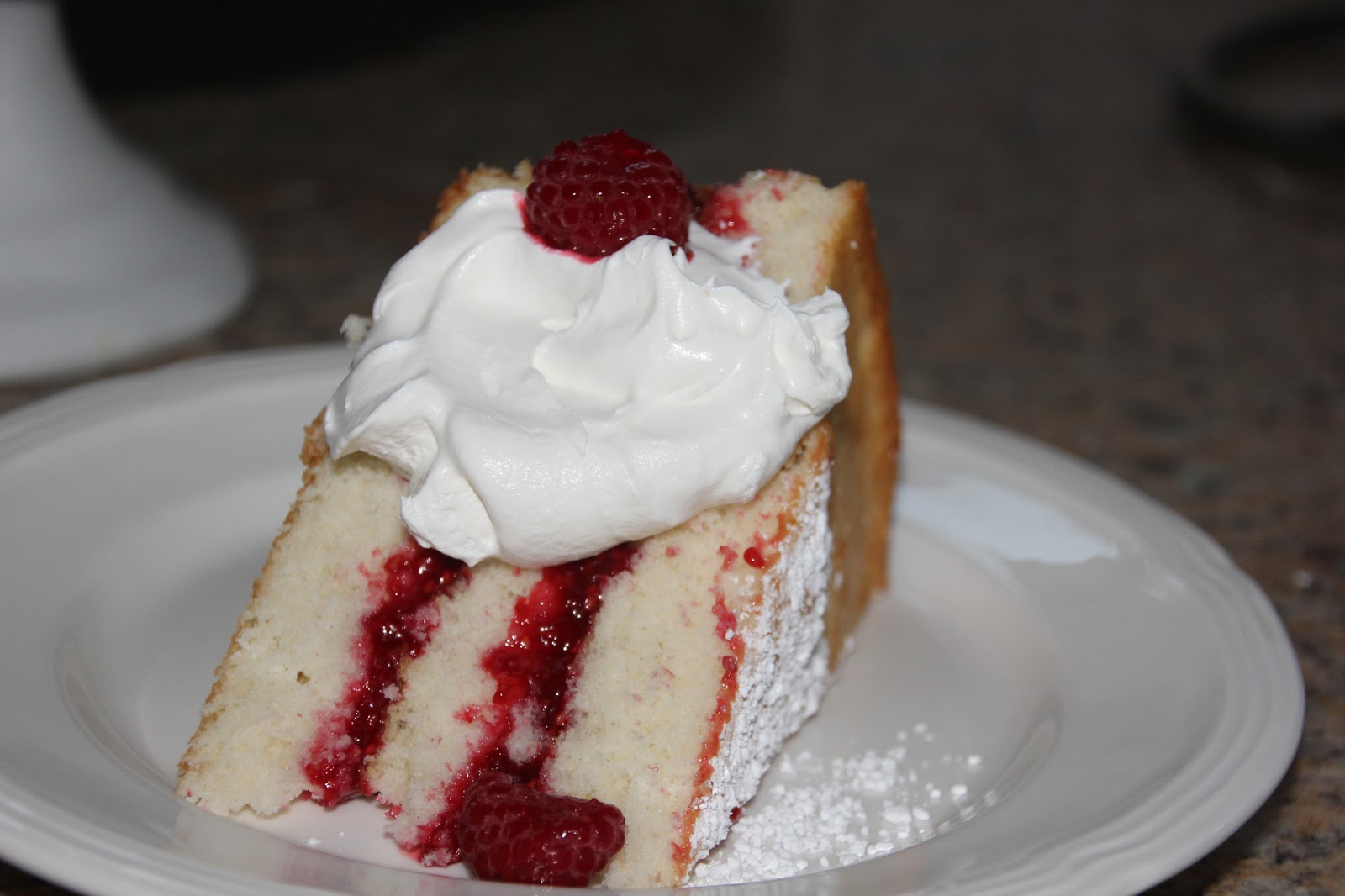 Girls in Aprons: Triple Layer Cake with Raspberry Filling