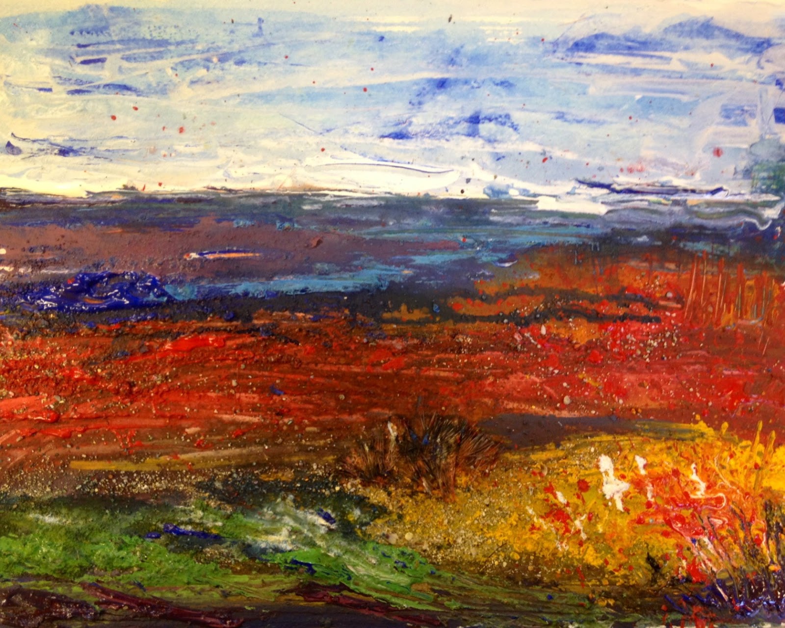 John Connolly: Chesterfield Art Club Workshop At Basset Rooms in Ashover