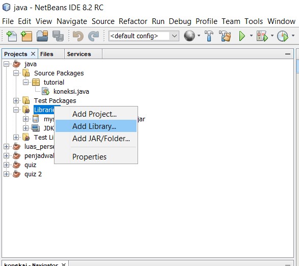 Cara Melakukan Koneksi Database Dengan Java