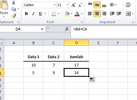 Belajar Microsoft Office: Mengenal Formula pada Excel