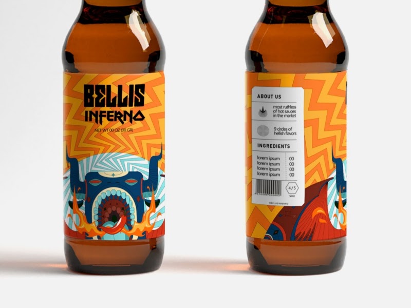 Bellis Inferno Hot sauce on Packaging of the World - Creative Package ...