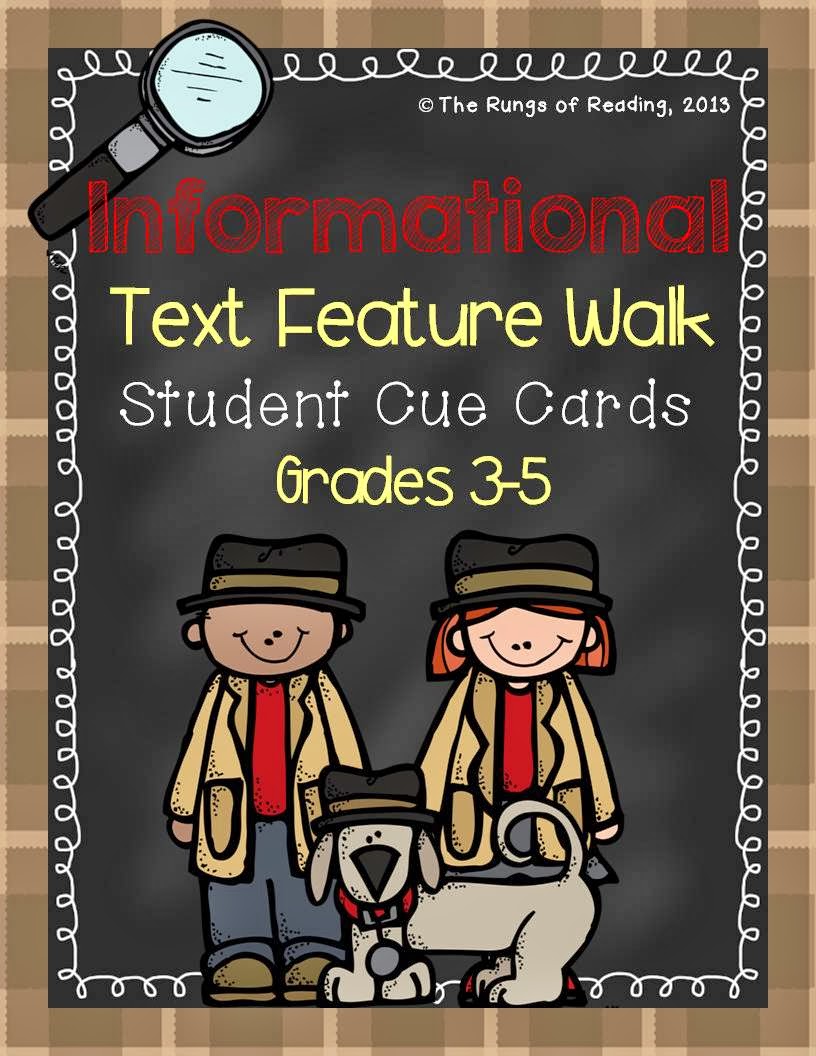 Informational Text Feature Walk | Adventures in Literacy Land