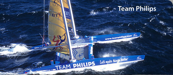 TEAM PHILLIPS, el catamarán taladra-olas