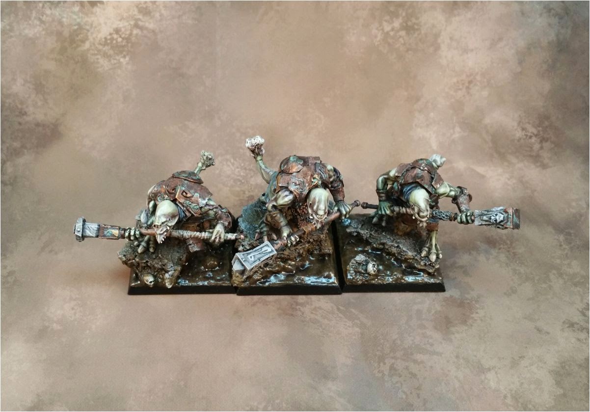Fimir Warriors from Warhammer Forge