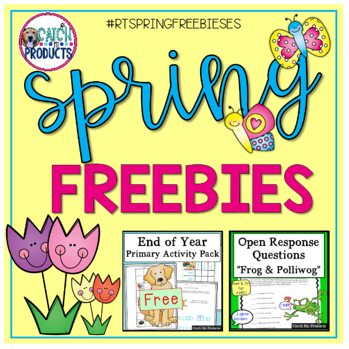 Catch My Words: Spring Freebies and Flash Freebies