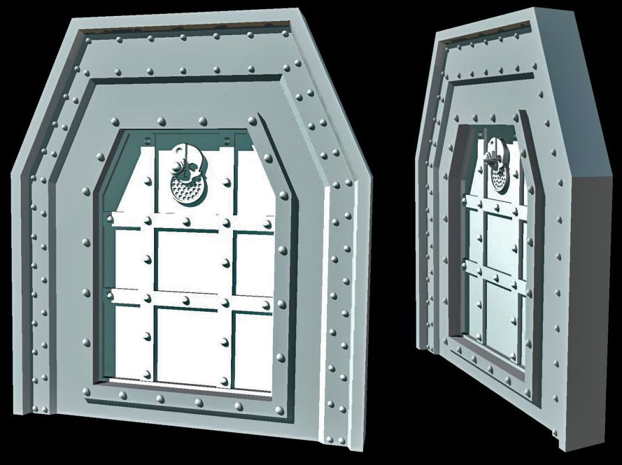 Recalcitrant Daze: Bunker Doors 1 - Concept Work.