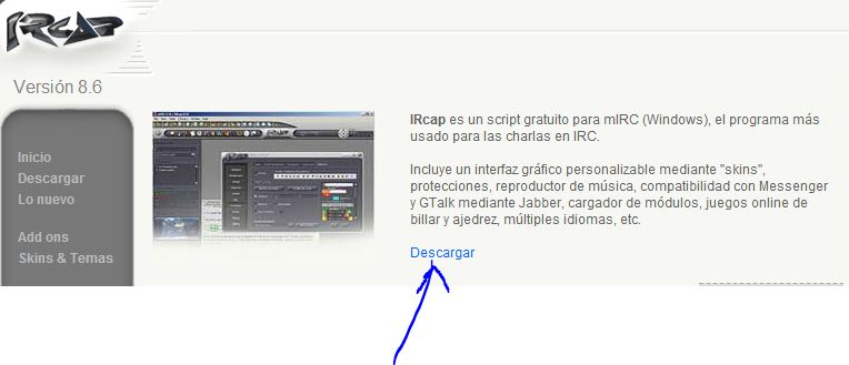 Tutorial. Descargar e instalar Ircap para chatear en el Irc Hispano