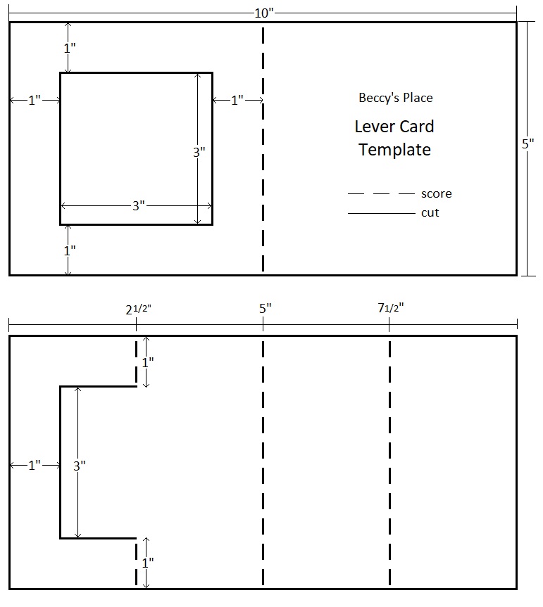 Beccy's Place: Tutorial - Lever Fold Card