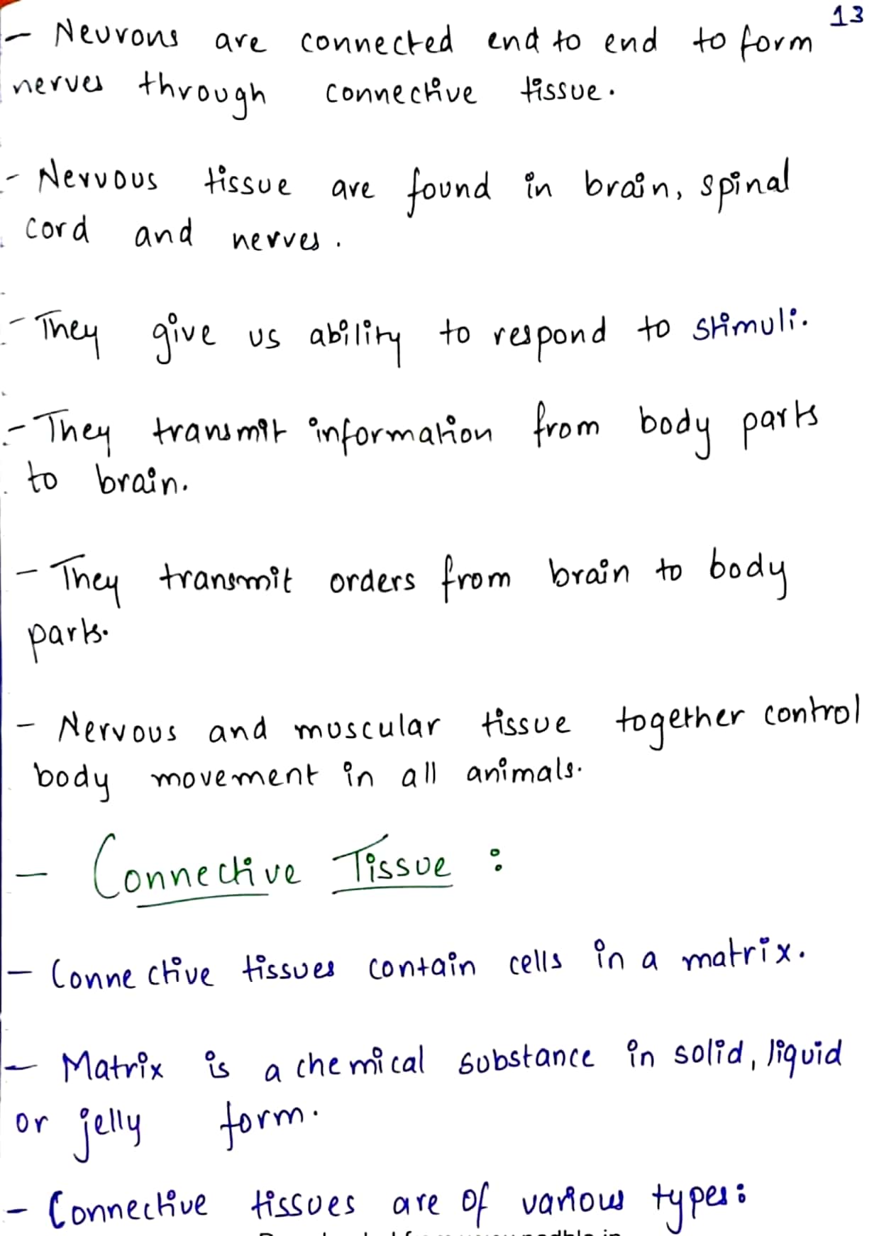 Tissue class 9 notes - Studypur