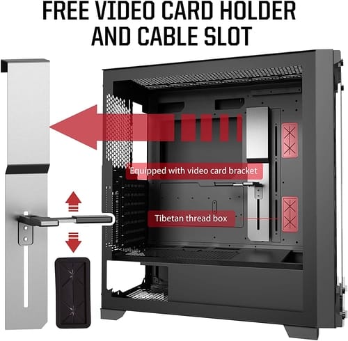 Review MUSETEX MU3-MN6 6 ARGB Fans Mid Tower Case