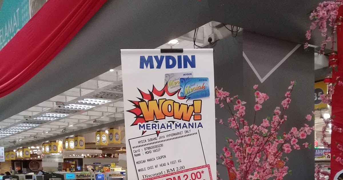 HARGA AYAM DAN BARANG MENTAH DI MYDIN USJ BULAN 27 FEBRUARI 2018