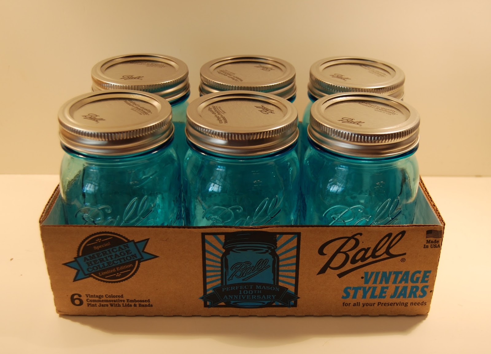 Imparting Grace: Blue Heritage Collection jars by Ball GIVEAWAY
