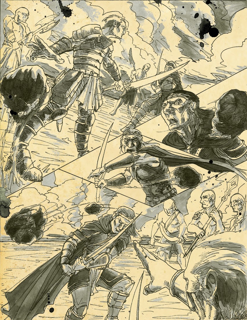 Illustrations by Ian: Wheel of Time: Lan vs Demandred *Spoilers*