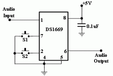 Rangkaian Membuat Potensio Digital (volume digital) | Gambar Rangkaian ...