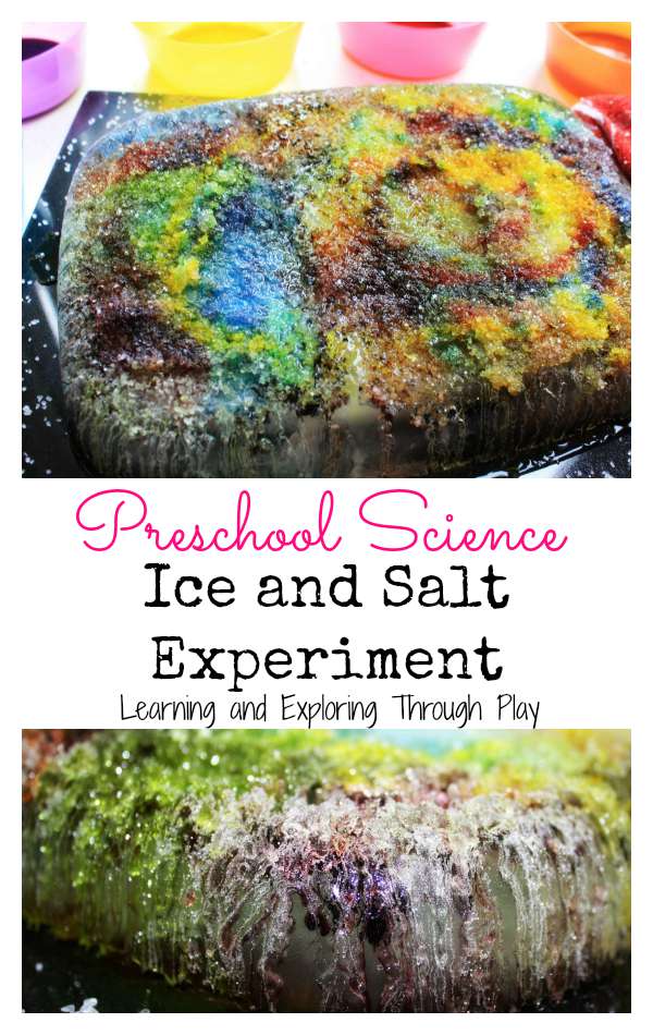 Learning and Exploring Through Play: Ice and Salt Experiment for Preschool